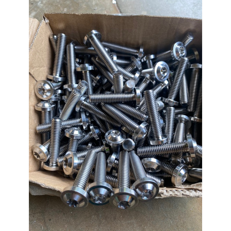 Jual baut titanium gr 5 m8 35mm baut 12 3,5cm | Shopee Indonesia