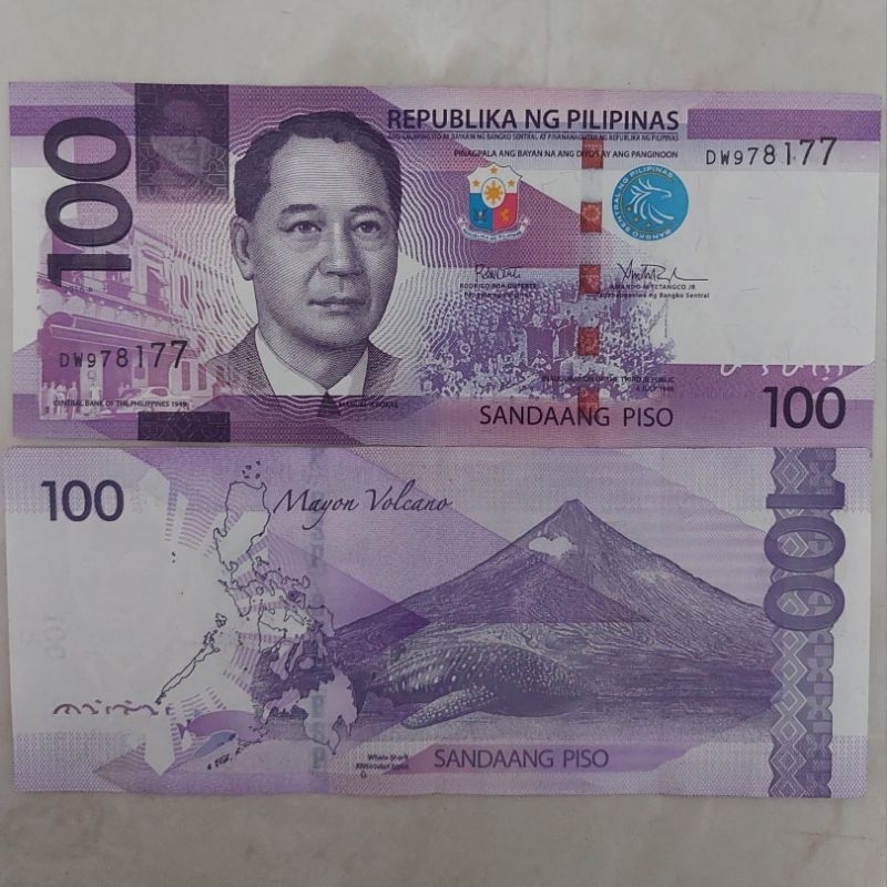 Jual Uang Filipina 100 Pesos Tahun Acak - Philippines Pilipina | Shopee ...