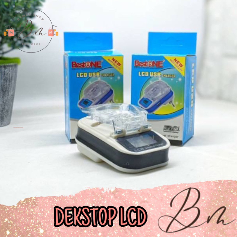 Jual Dekstop LCD Led USB Charger Baterai Kodok Universal | Shopee Indonesia