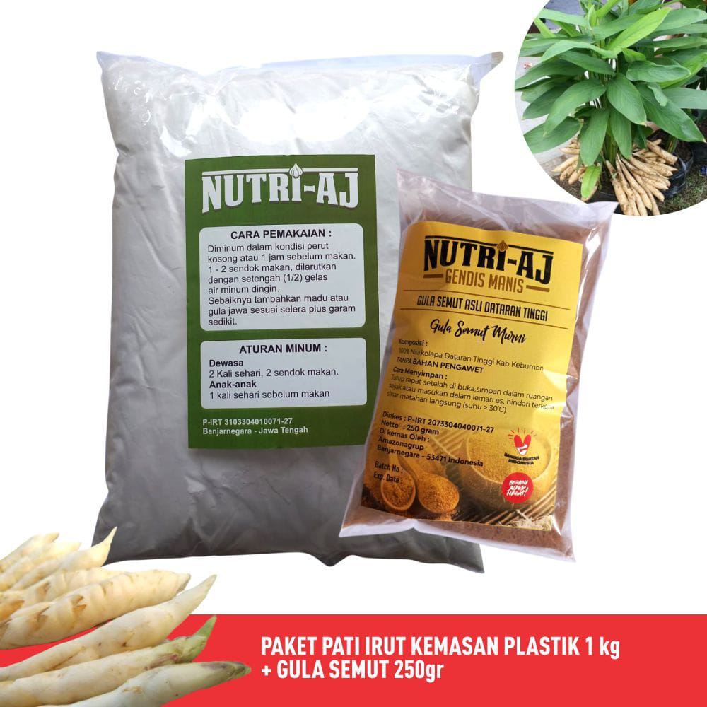 Jual Tepung/Pati Irut / Angkrik - Gula Semut - Paket 3 | Shopee Indonesia