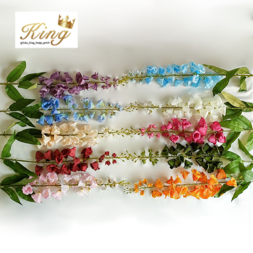Jual Artificial Campanula Bunga Bell Bell Plastik Dekorasi Wedding ...