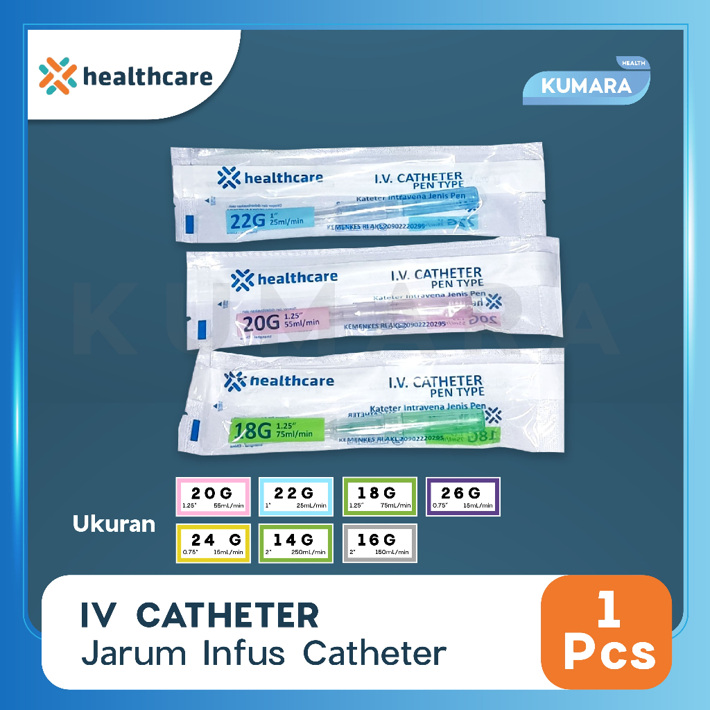 Jual HEALTHCARE - IV. Catheter / Jarum Infus Catheter - PCS | Shopee ...