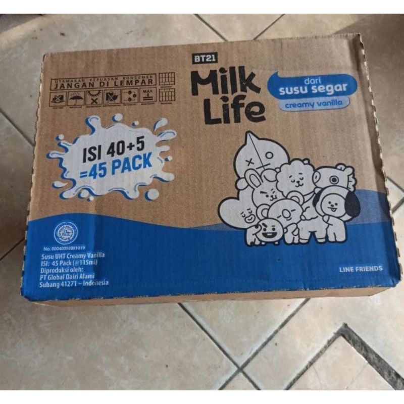 Jual Susu Uht Milk Life Maxi Nutri Krim Vanila Creamy Vanilla 115 Ml | Shopee Indonesia