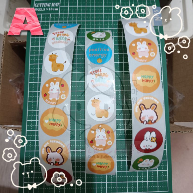Jual Seal Sticker Bulat 2.5 cm isi 20pcs | Shopee Indonesia