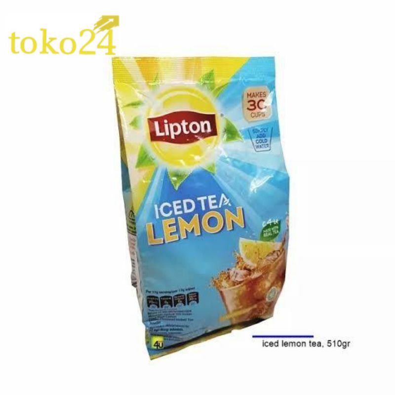 Jual Lipton Ice Tea Lemon Powder 510 gr | Shopee Indonesia