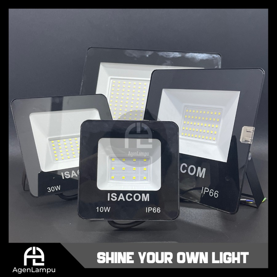 Jual LAMPU SOROT LED 10W / 20W / 30W / 50W / 100W / 200W IP66 WATERPROOF OUTDOOR | Shopee Indonesia