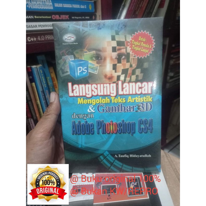 Jual buku lancar teks artistik dan gambar 3d photoshop cs4 | Shopee ...