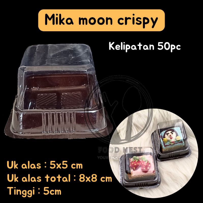 Jual [KELIPATAN 20 PC] mika moon cake mika mochi isi 1 mika moon crispy mika kue bulan mika kue ...
