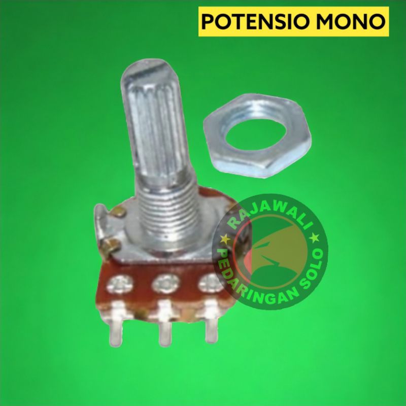 Jual POTENSIO MONO POTENSIOMETER 500k 10k 50k 100k 10 | Shopee Indonesia