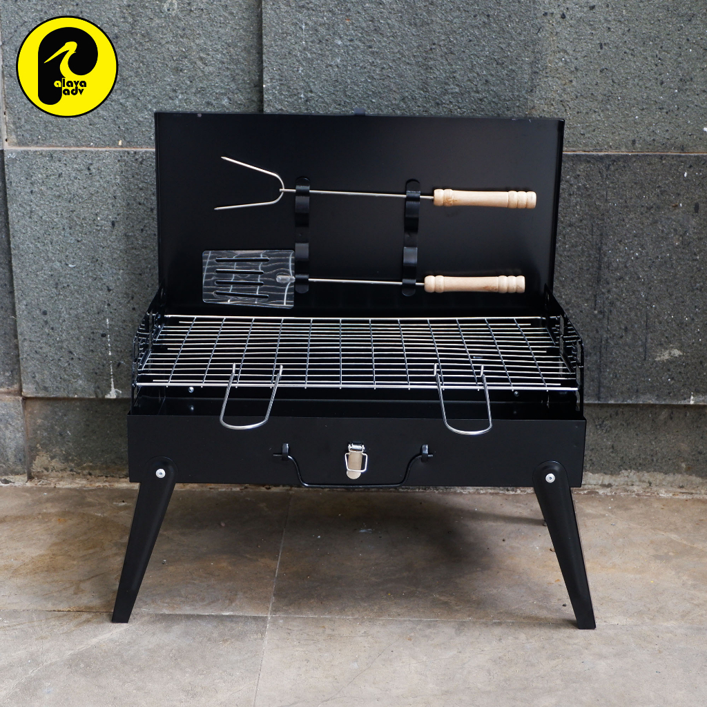 Jual Alat Panggang Desktop Grill Arang BBQ Outdoor Stove Foldable ...
