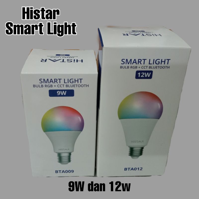 Jual Histar Smart Light BULB RGB + CCT BLUETOOTH 9W Dan 12W | Shopee ...