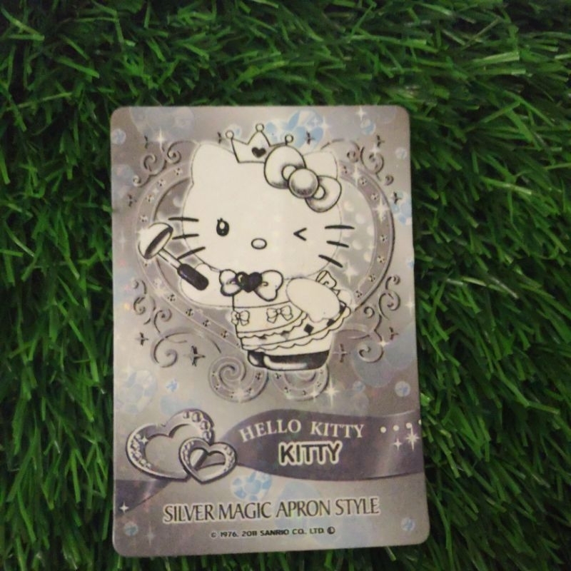 Jual kartu hello kitty appron magic non ori silver magic hellokitty ...