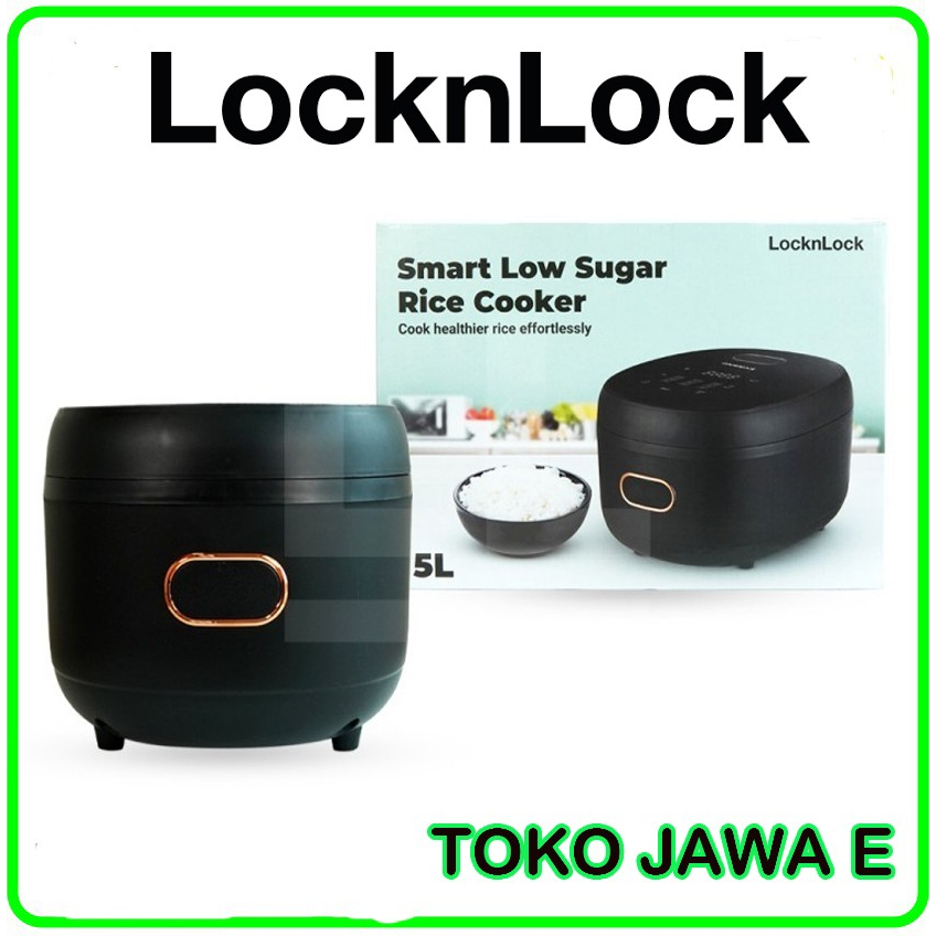 Jual RICE COOKER LOW SUGAR LOCKNLOCK/LOCK N LOCK/ EJR354BLK - 5 Liter ...