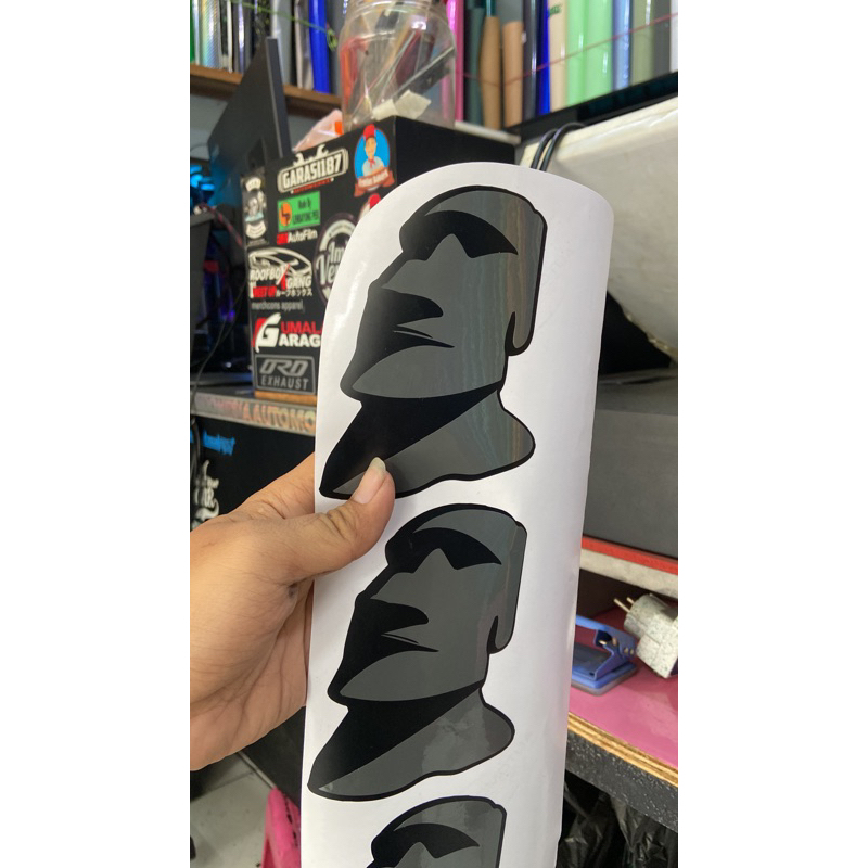 Jual sticker batu moai | Shopee Indonesia