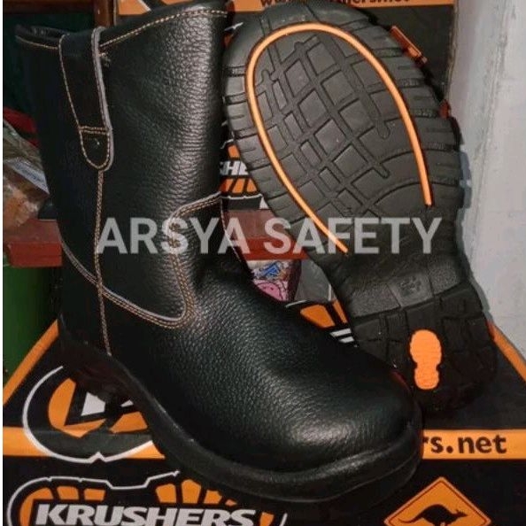Jual SEPATU SAFETY KRUSHERS TEXAS BLACK KRUSHER KRUSERS KRUSER CRUSER ...