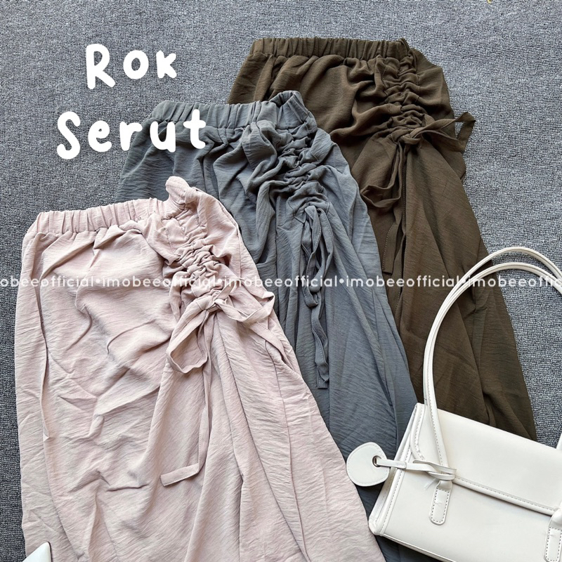 Jual ROK SERUT BELAH CRINKLE AIRFLOW | Shopee Indonesia
