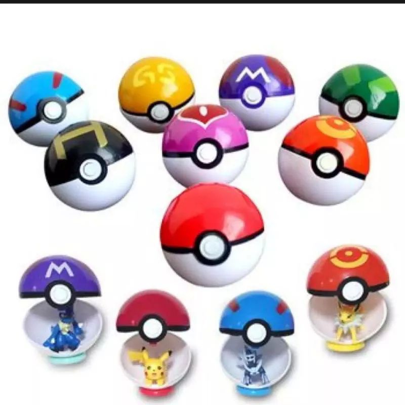 Jual Mainan Bola Pokemon Pokeball mini Satuan motif Random | Shopee ...