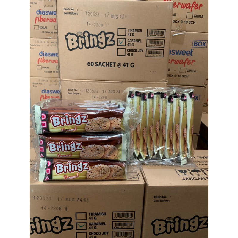 Jual Bringz Cookies Lembut Caramel Kemasan 1 Plastik isi 10 Bungkus ...