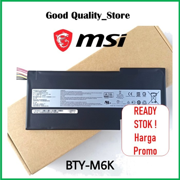 Jual Baterai Battery MSI GF63 GF63-8RC 8RD GF65 GF75 GS63VR GS73VR BTY ...