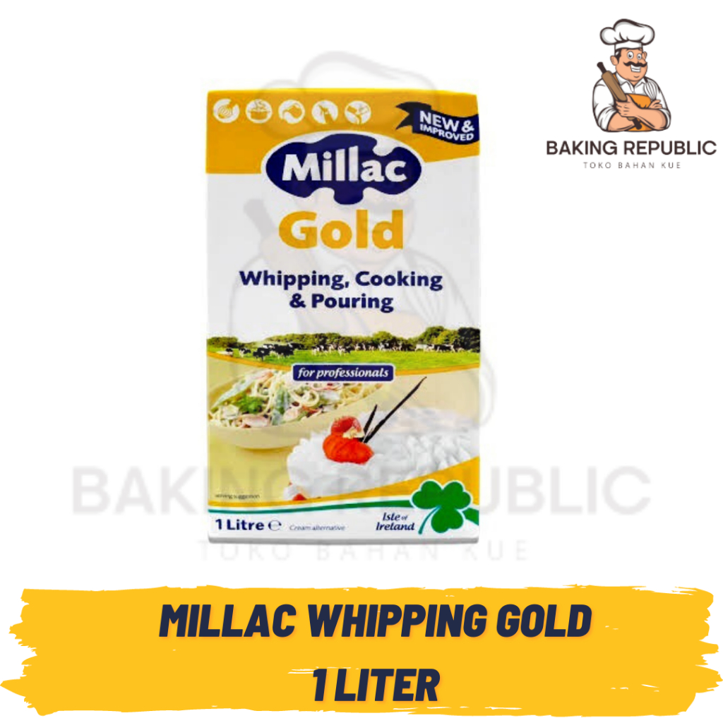 Jual MILLAC GOLD | 1 LITER | WHIPPING CREAM GOLD | Shopee Indonesia