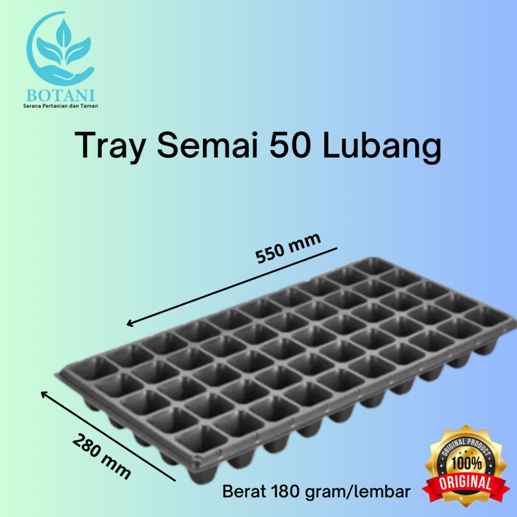 Jual TRAY SEMAI/TRAYSEMAI 50 LUBANG | Shopee Indonesia