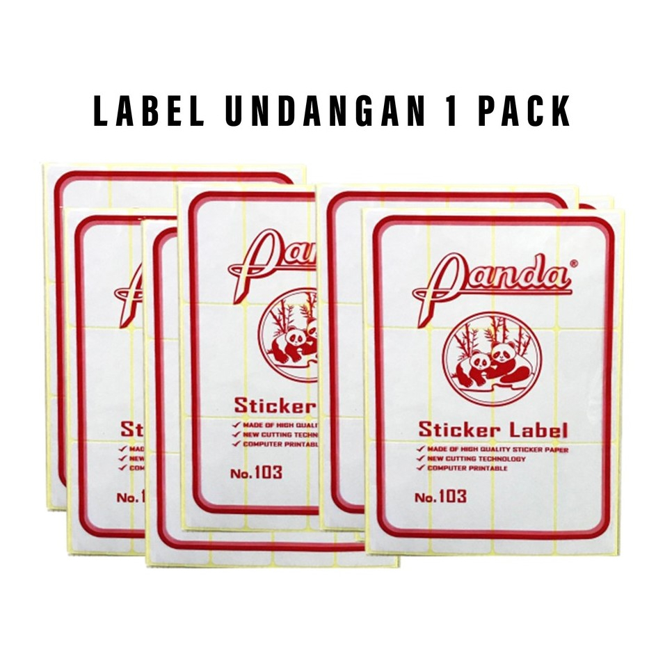Jual STIKER LABEL / STICKER LABEL NO 121 / NO 103 / NO 108 / NO 123 ...