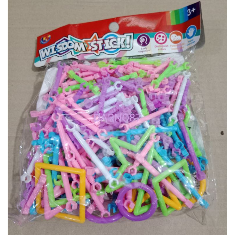 Jual MAINAN EDUKASI WISDOM STICK / MERAKIT STICK LB 1 | Shopee Indonesia
