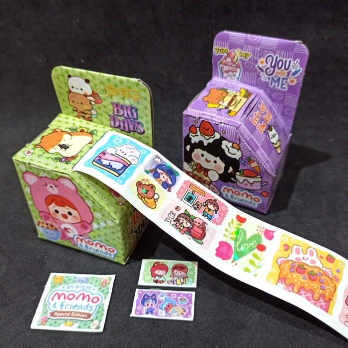 Jual ROLLING STICKER MOMO KARAKTER - GROSIR MAINAN ANAK STIKER HOLOGRAM ...
