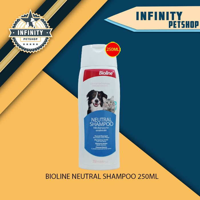 Jual Shampoo Kucing Anjing Bioline Neutral Shampoo 250 ml | Shopee ...