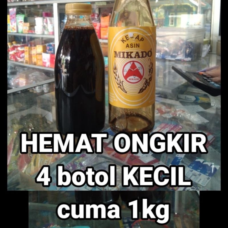 Jual kecap asin mikado botol kecil 275 ml asli Palembang DIPINDAH BOTOL ...
