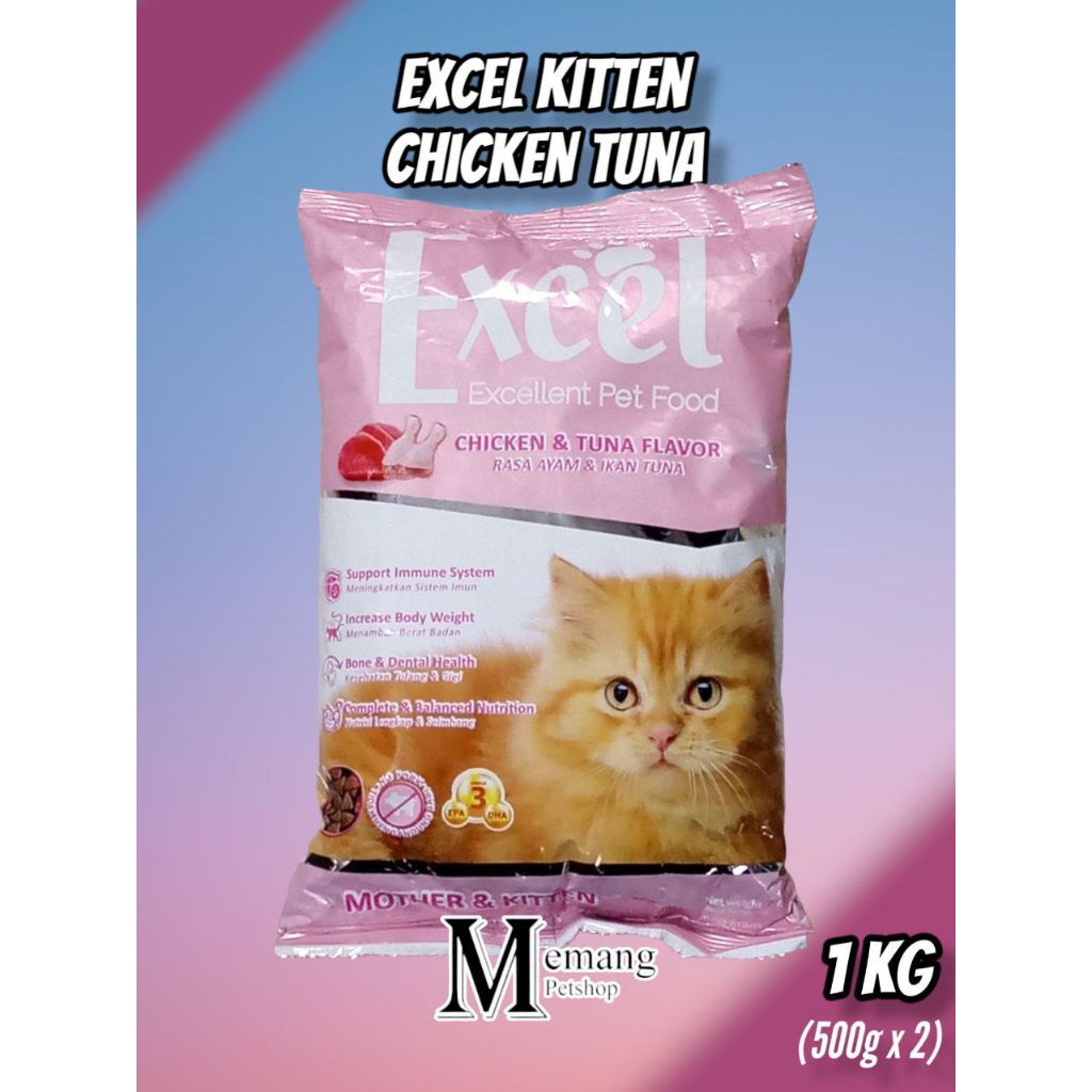 Jual Excel Cat Mother Kitten 1Kg - Makanan Induk Kucing Ibu dan Anak ...