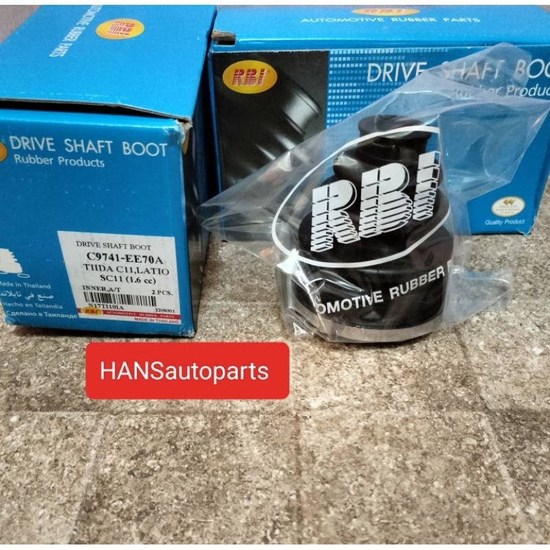 Jual boot karet kokel kopel CV joint dalam grand Livina matic merk rbi ...