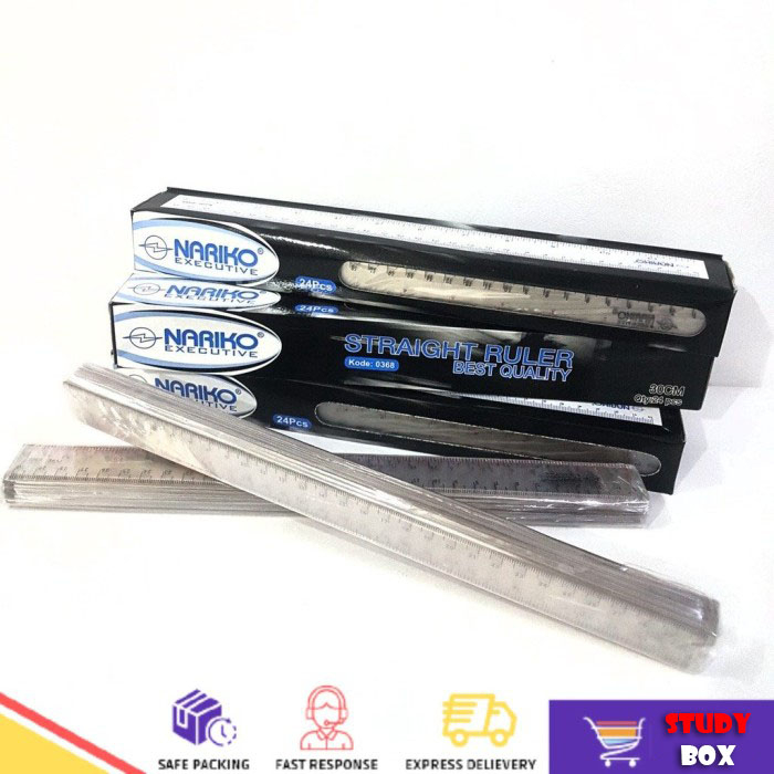 Jual NARIKO Penggaris Nariko 30 CM PENGGARIS PLASTIK | Shopee Indonesia