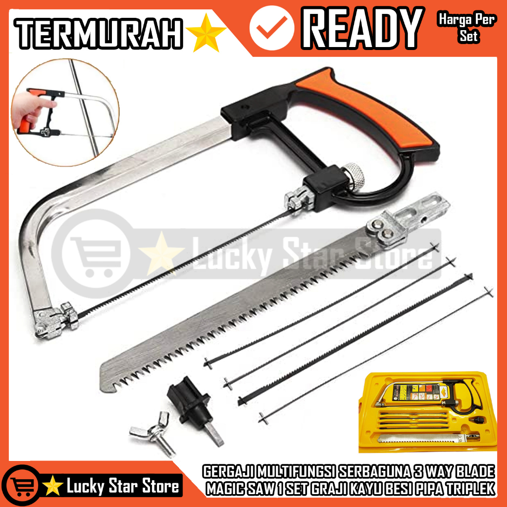Jual GERGAJI MULTIFUNGSI SERBAGUNA 1 SET WAY BLADE MAGIC SAW GERGAJI ...