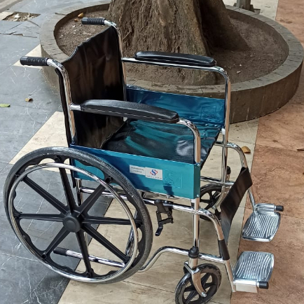 Jual Kursi Roda Velg Racing / Kursi Roda Standard Stainless Wheelchair ...
