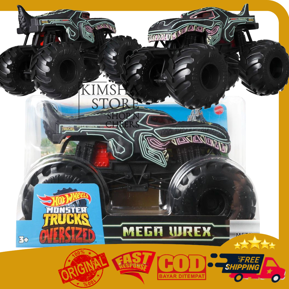 Jual Hot Wheels Monster Trucks Oversized Giant 1/24 Mobil Diecast Mainan Anak Truk Besar ...