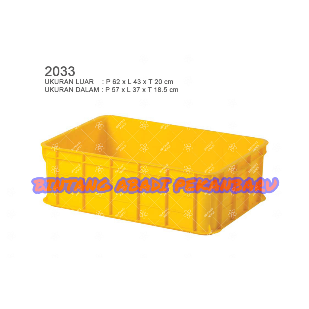 Jual Keranjang Industri Serbaguna 2033 Rabbit Container Plastik Box ...