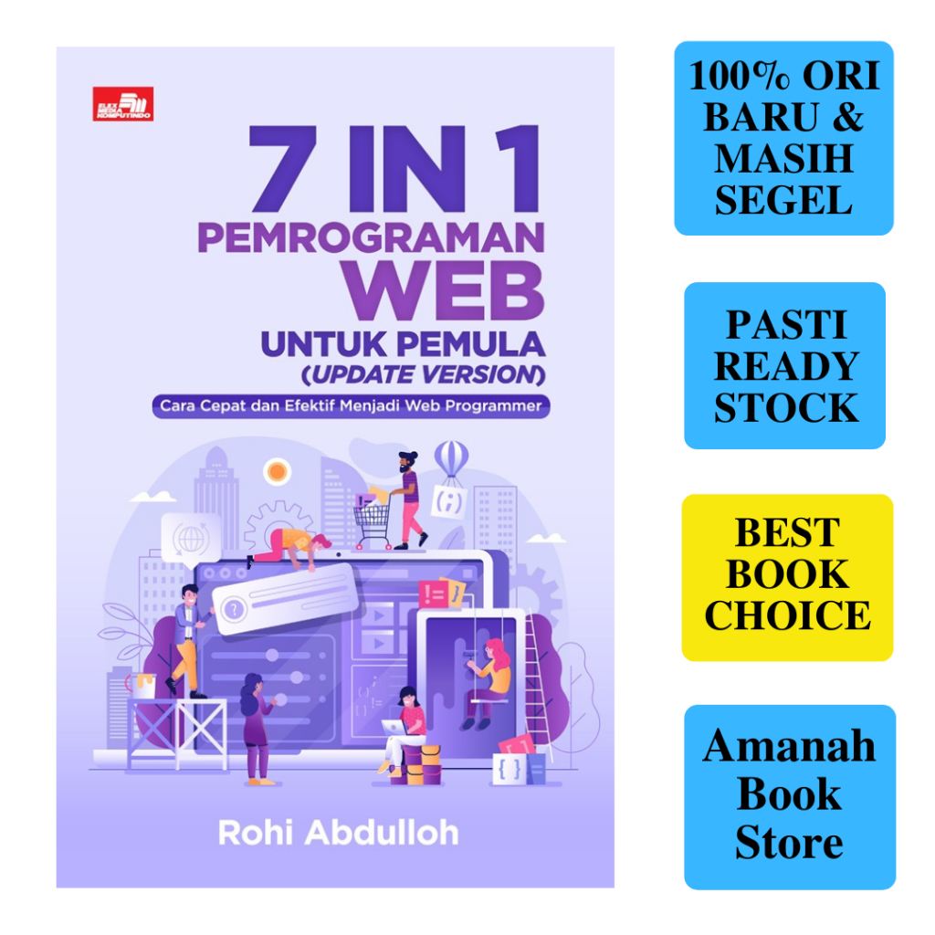 Jual Buku 7 in 1 Pemrograman Web untuk Pemula Tingkat Lanjut (Update ...