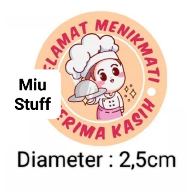 Jual Lebel Sticker Thank You Stiker Terima Kasih Happy Birthday Lucu ...