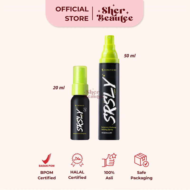 Jual Somethinc SRSLY Balancer Make Up Setting Spray 20ml | 50ml | Shopee Indonesia