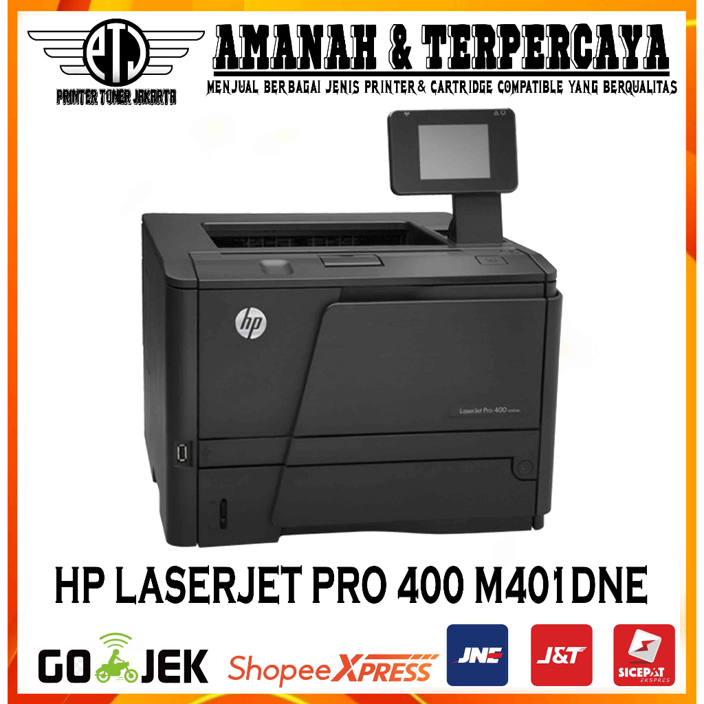 Jual jual Printer Hp LaserJet Pro 400 M401dne | Laser Mono A4 | Shopee ...
