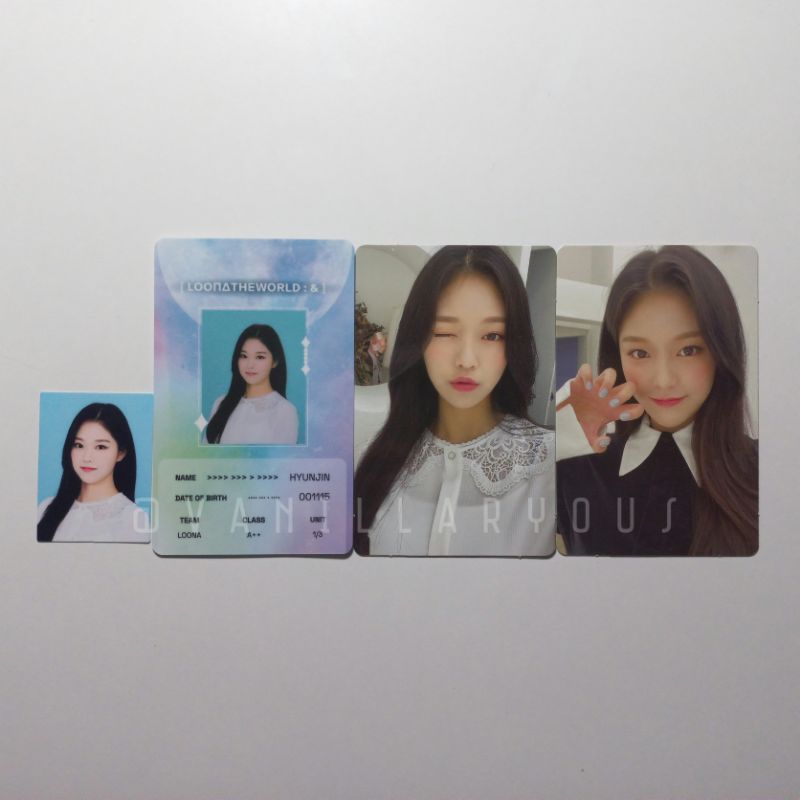Jual LOONA PHOTOCARD / PC HYUNJIN FULL SET (GENERAL MD, UNIT SET, VVIP ...