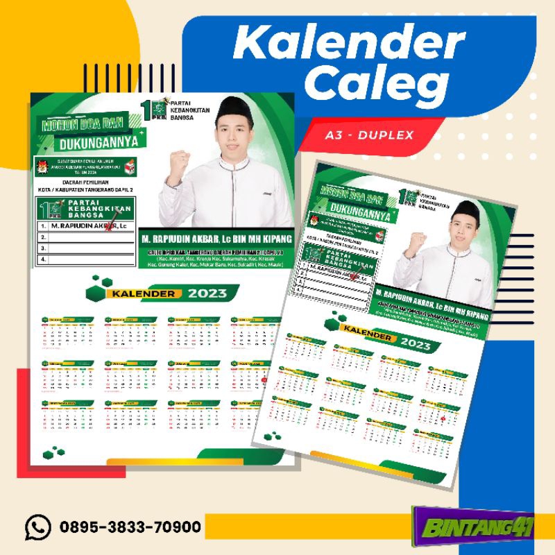 Jual kalender caleg/pilkada/partai | Shopee Indonesia