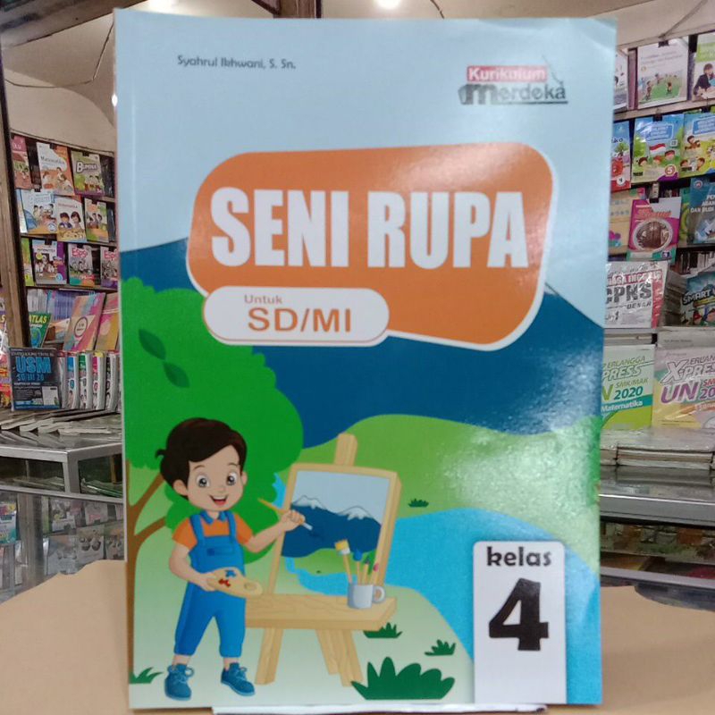 Jual BUKU SENI RUPA KELAS 4 SD,MI KURIKULUM MERDEKA 2021 | Shopee Indonesia