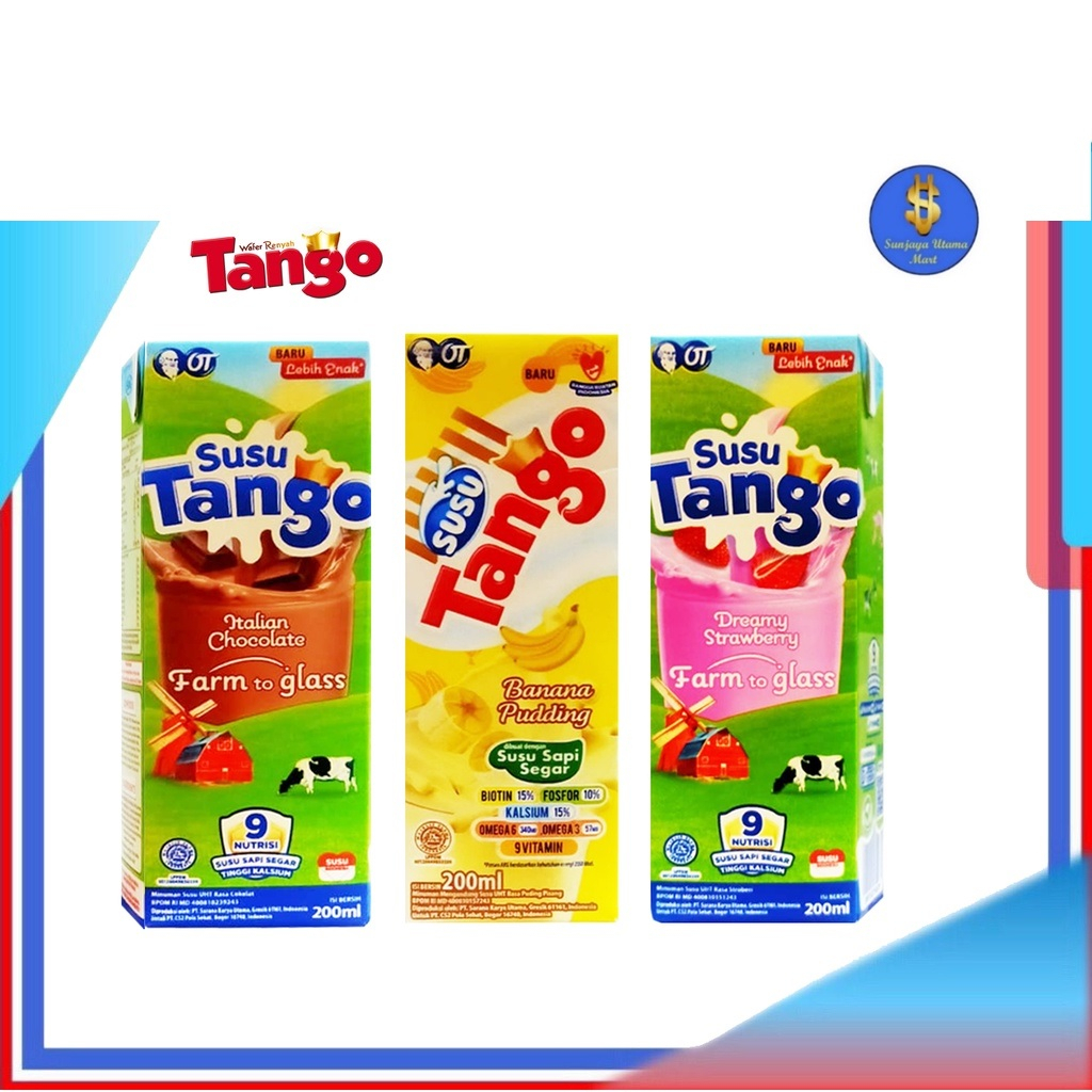 Jual Susu UHT Tango 200ml All Variant-Tango Susu UHT All Variant ...