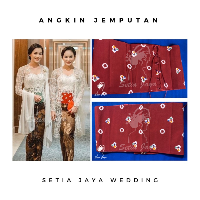 Jual Angkin Jemputan/ Kebaya Kutubaru Jemputan | Shopee Indonesia