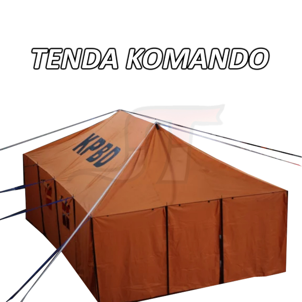 Jual Tenda Komando Standar Tni fullset ukuran 4x6 meter | Shopee Indonesia