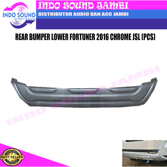 Jual SKITE PLATE / REAR BUMPER LOWER FORTUNER 2016 SILVER JSL SALE ...