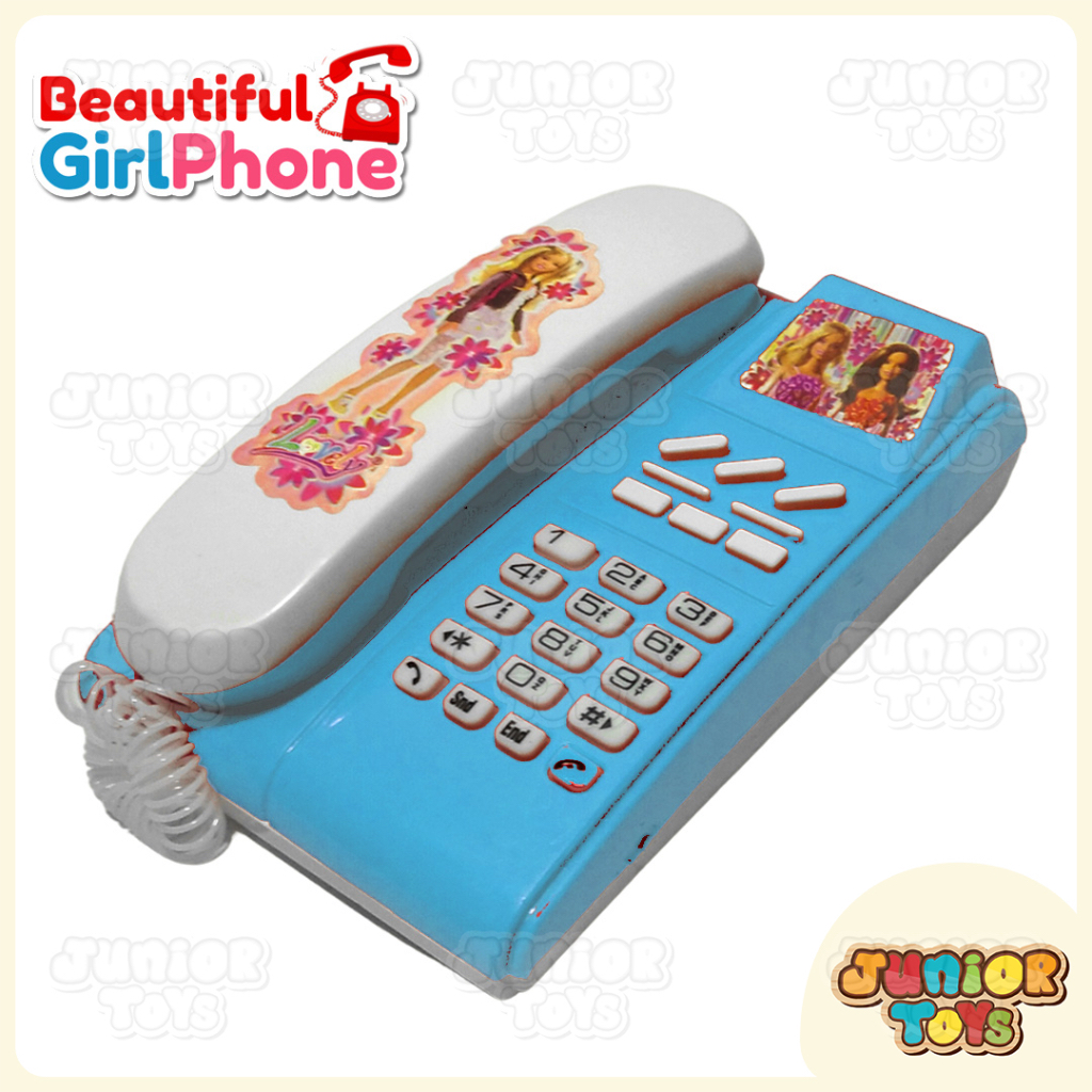 Jual Mainan Telepon Anak Kuda Pony Rotary Music Phone Ada Lampu Dan ...