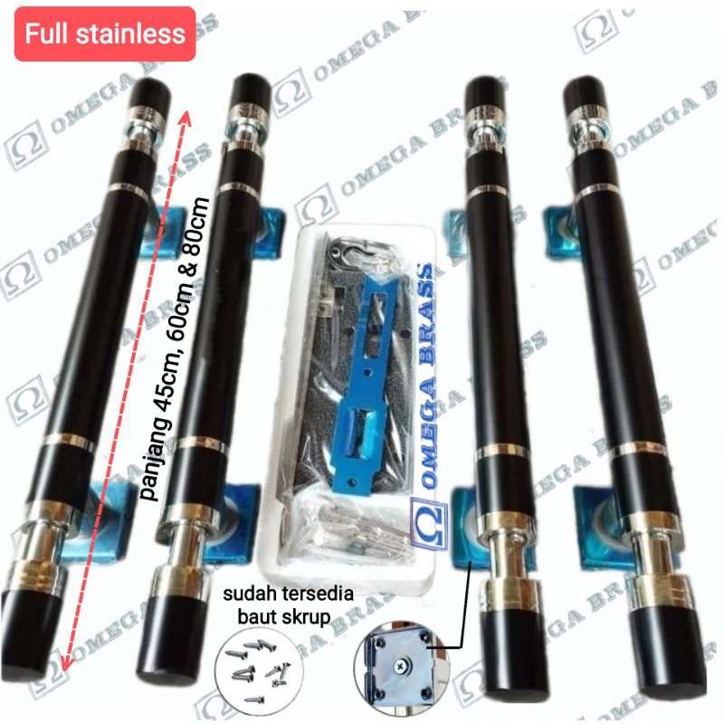 Jual Handle pintu stainlees model barbel 80cm/tariikan gagang pintu ...